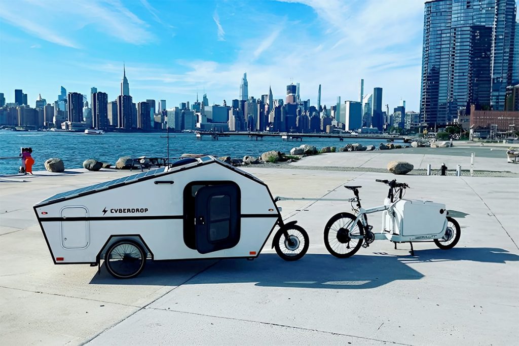 Cyberdrop ebike trailer: A new dimension to bike-packing - Myshify