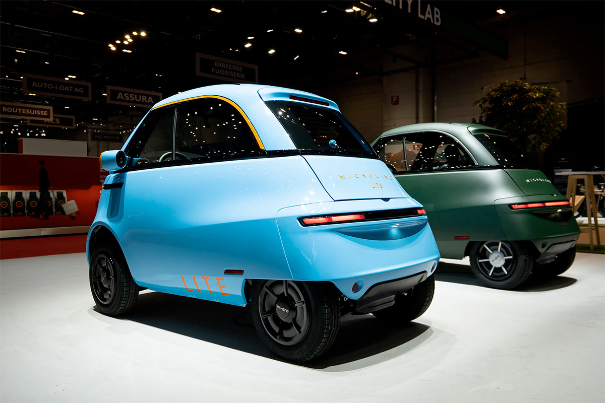 Adorable electric micro-car for urban mobility, no license required ...