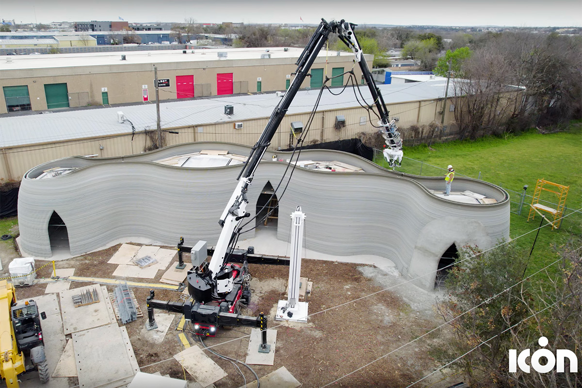 Icon's Phoenix 3D-prints a two-story house - Myshify