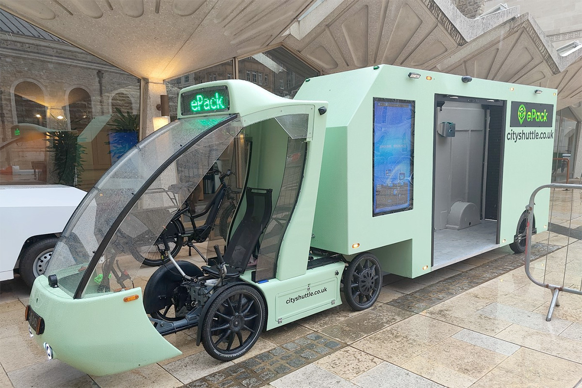 CityShuttle ePack: A cargo bike built for businesses - Myshify